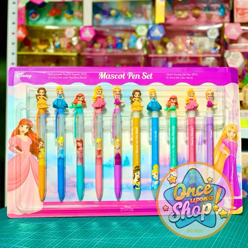 DISNEY PRINCESSES “MASCOT PEN SET” | Shopee Philippines