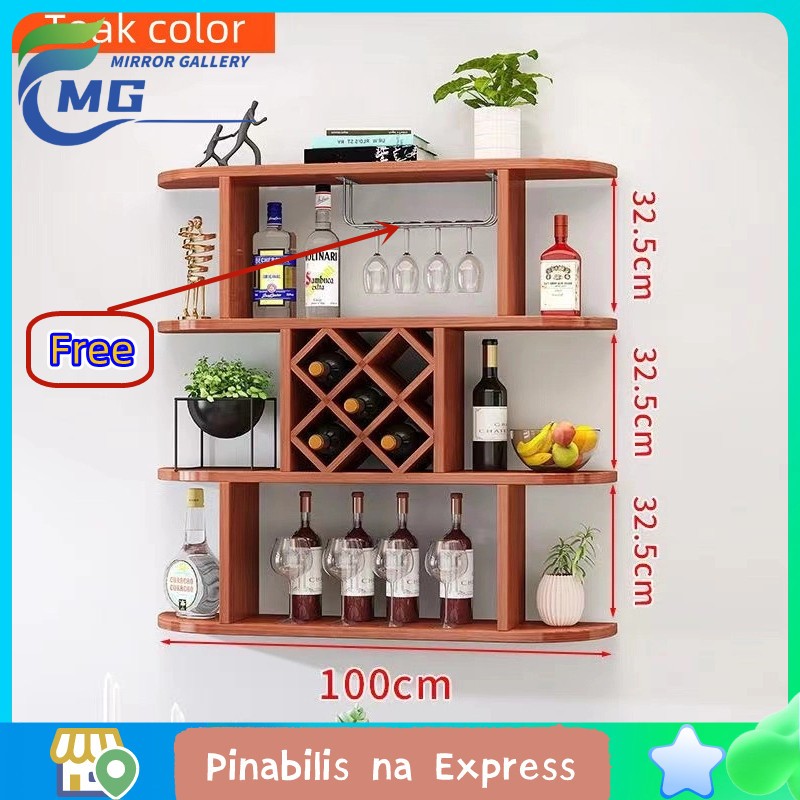 【COD】Wine Rack Wine Cabinet With Lattice Wine Rack | Shopee Philippines