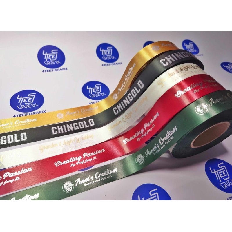 Personalized Ribbon / Customized Ribbon / Imported Satin Ribbon ...