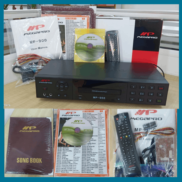 Megapro MP-900 DVD/USB Karaoke Player Included latest updated cd ...