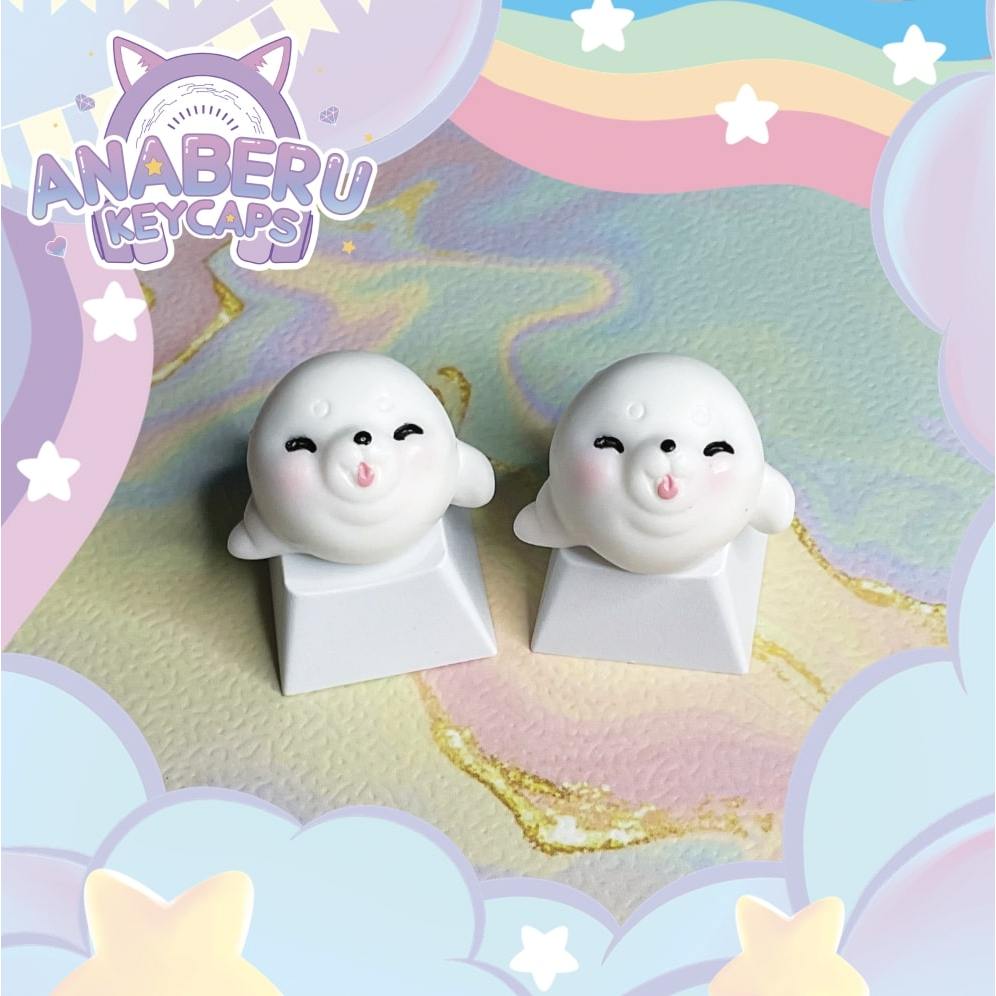 White Seal Dolphin Keycaps | Shopee Philippines