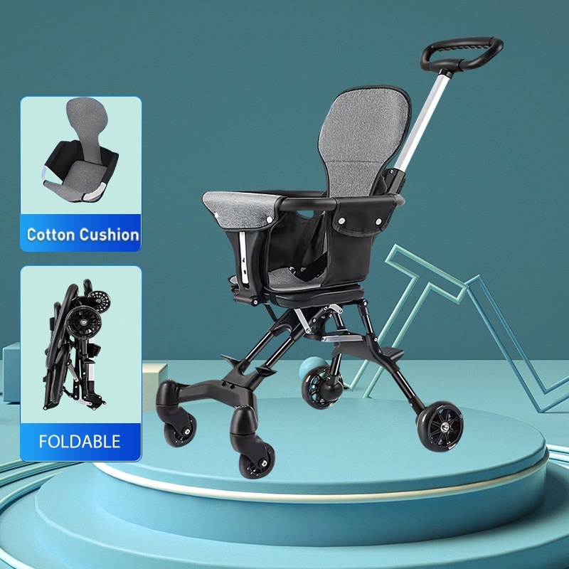 Folding baby stroller 0-36months 4wheels lightweight two-way stable ...