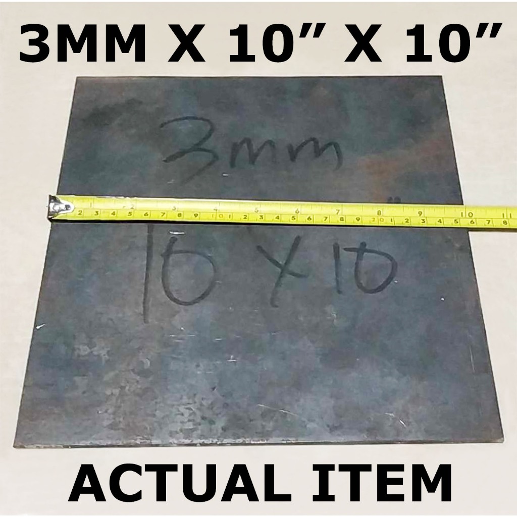 MS BASE PLATE 3MM X 10" X 10" MILD STEEL ...