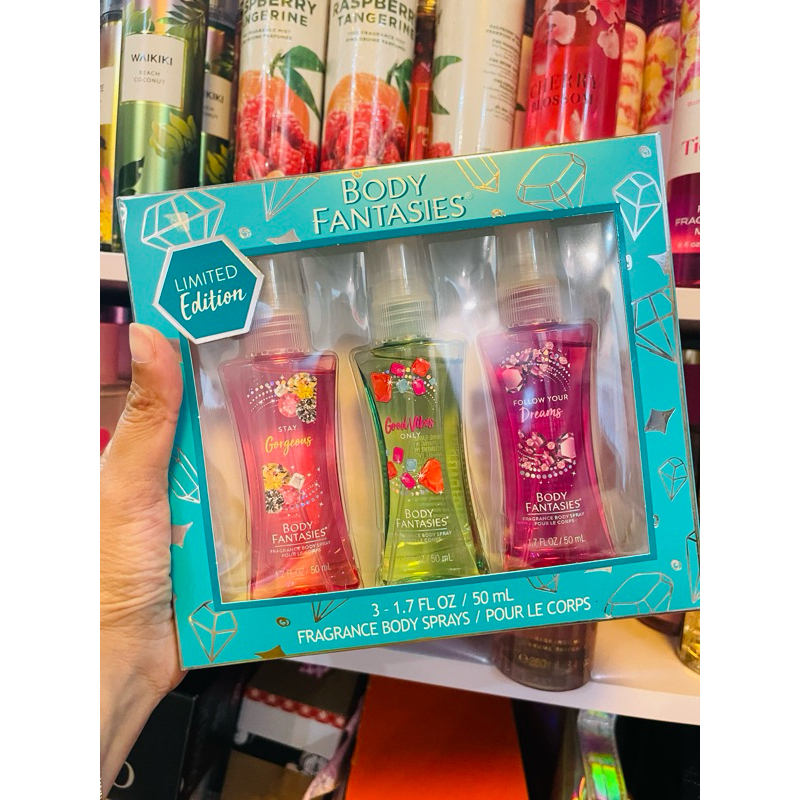 Body Fantasies Fragrance Body Sprays Limited Edition | Shopee Philippines