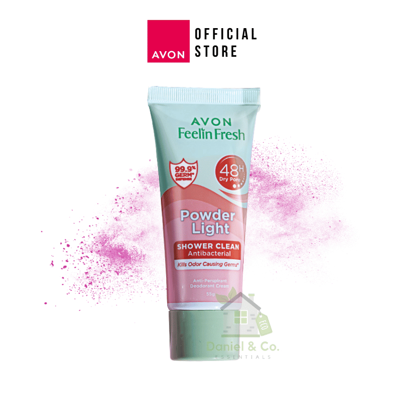AVON Feelin Fresh Quelch Powder Light Anti-Perspirant Deodorant Cream ...