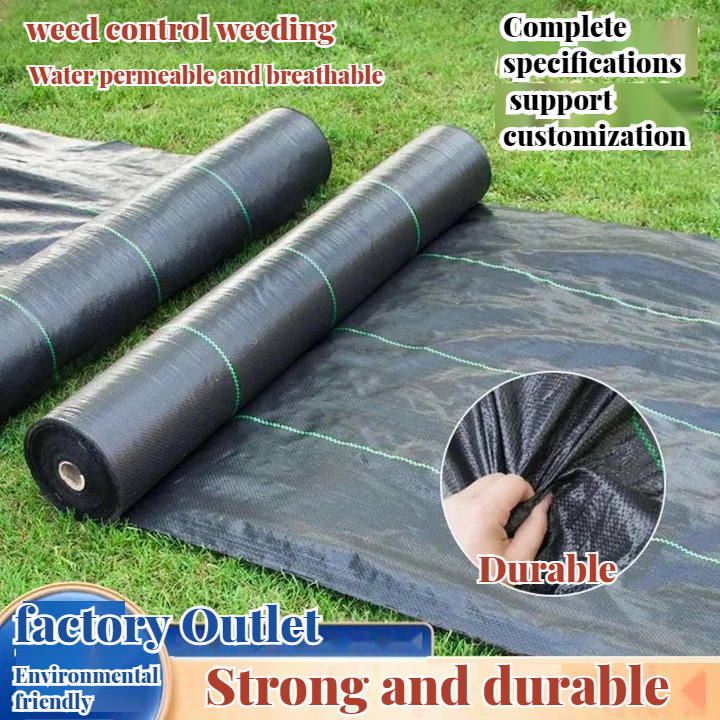 Weed control cloth Weed Barrier Landscape Fabric High-Density Woven ...