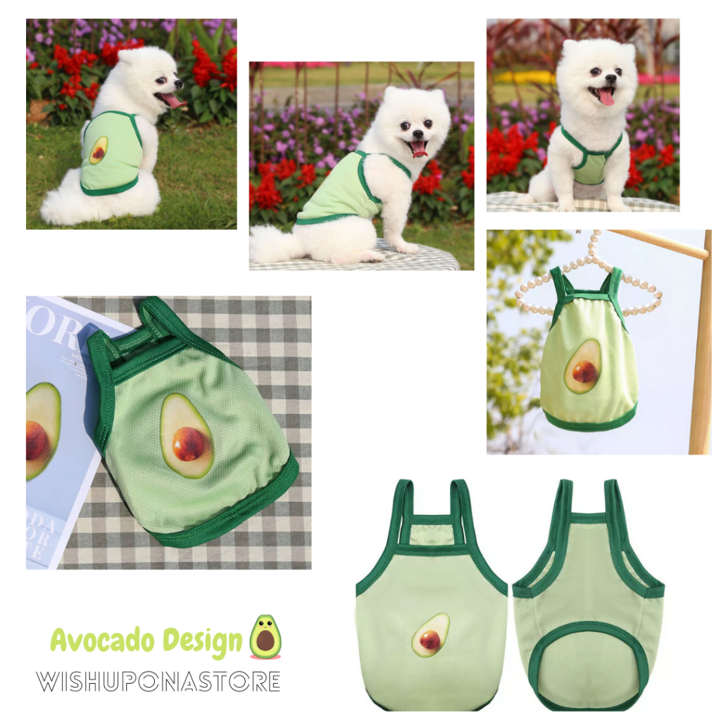 Dog & Cat Clothes Camisole Mesh Breathable Polyester Printing Dog Cat ...