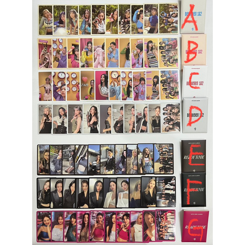 TWICE Between 1&2 Ready To Be Official POB Photocard (Pre Order Benefit PC from Album) Nayeon ...