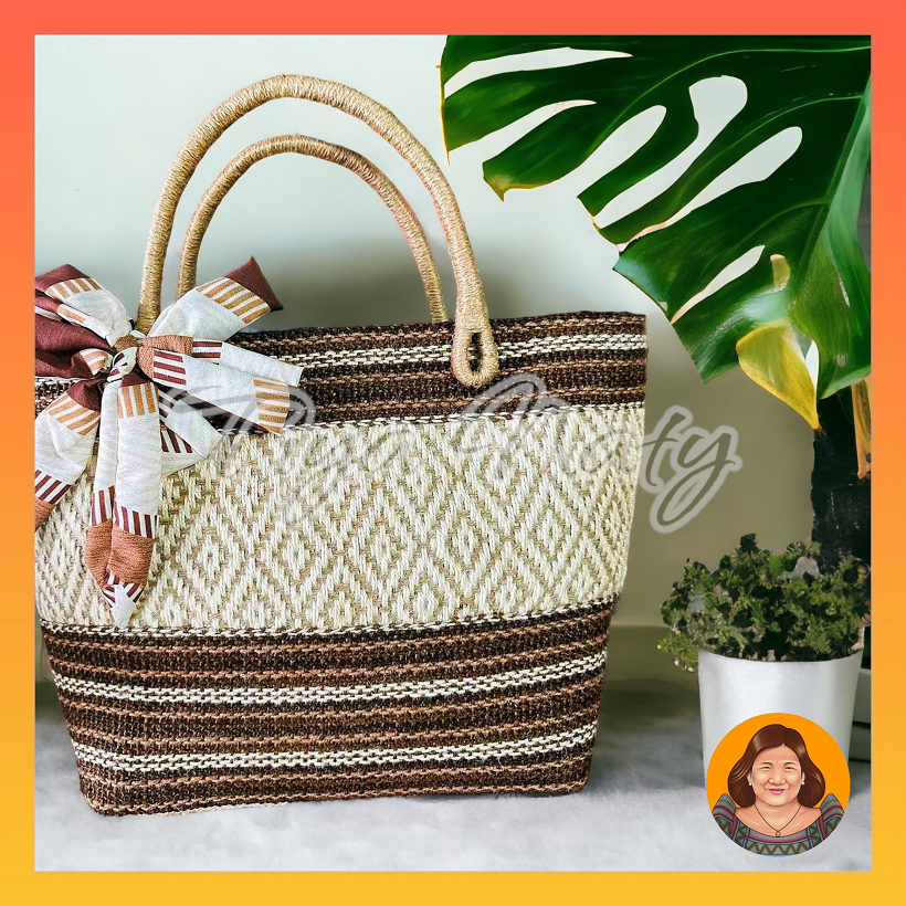 TIYA NATY Native Handwoven Abaca abaka bag for woman fashion shoulder bag hand bag bags ootd ...