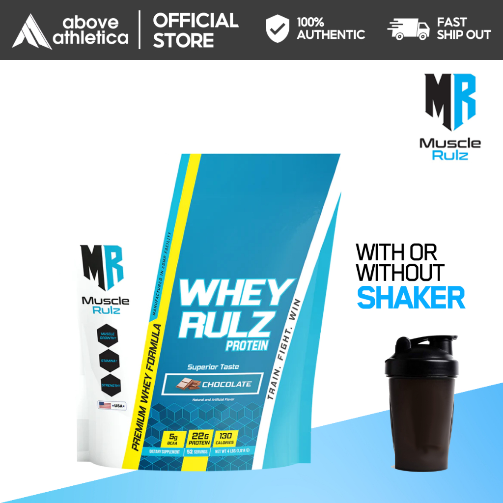 Muscle Rulz Whey Rulz Protein Powder 2lbs and 4lbs - Premium Whey ...