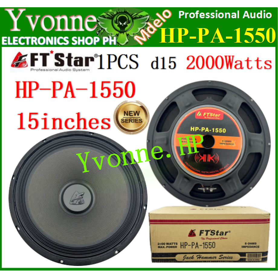 The d15 FTstar HP-PA-1550 subwoofer 15inches 2000Watts speaker HPPA1550 ...