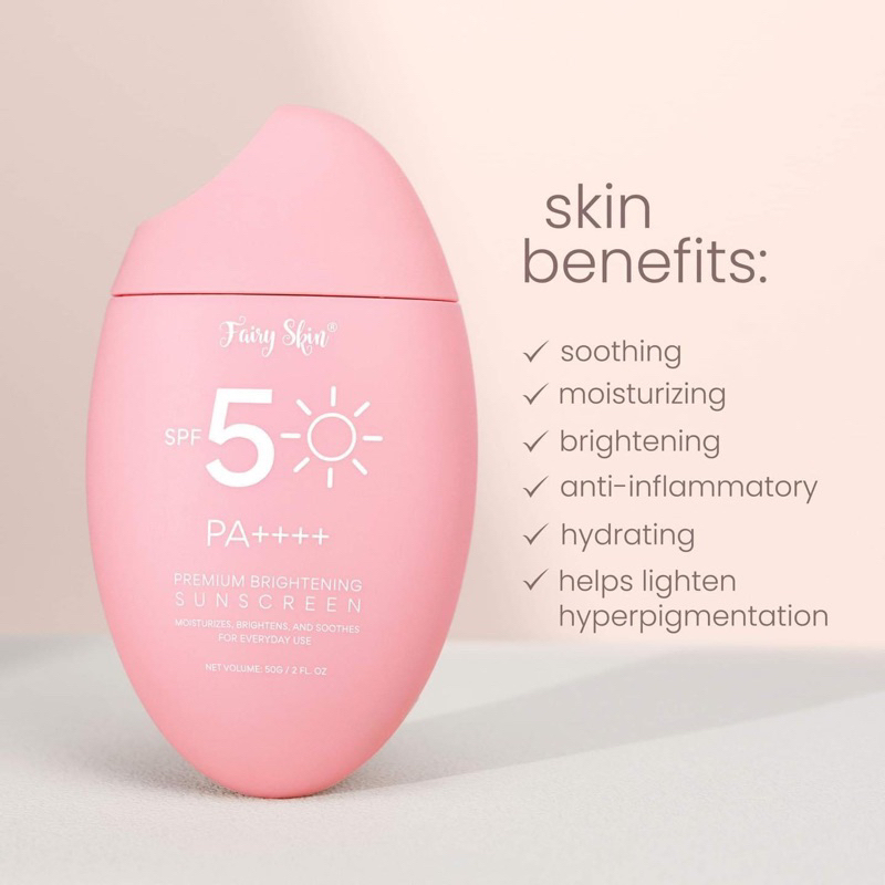 Fairy Skin Premium Brightening Sunscreen 50g | Shopee Philippines