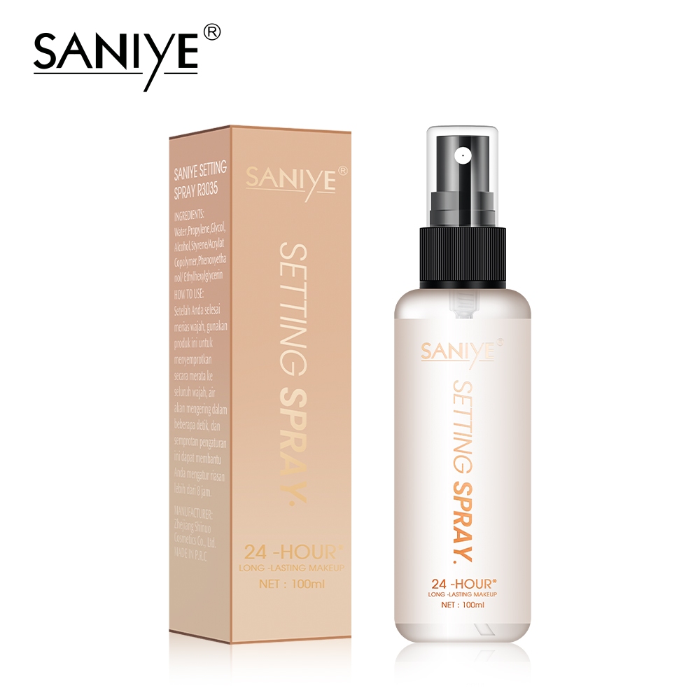 SANIYE Makeup Setting Spray Long-lasting Lock Waterproof Makeup Spray ...