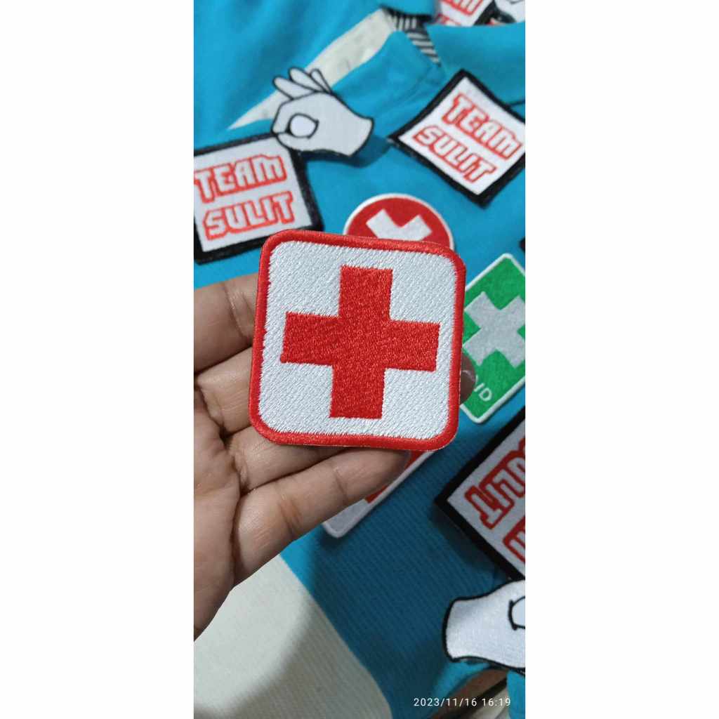 patch medic sign logo embroidery Occupational health and safety ohs ...