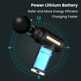 【COD】Portable Muscle Massage Gun 4 Heads Superace Percussive High ...