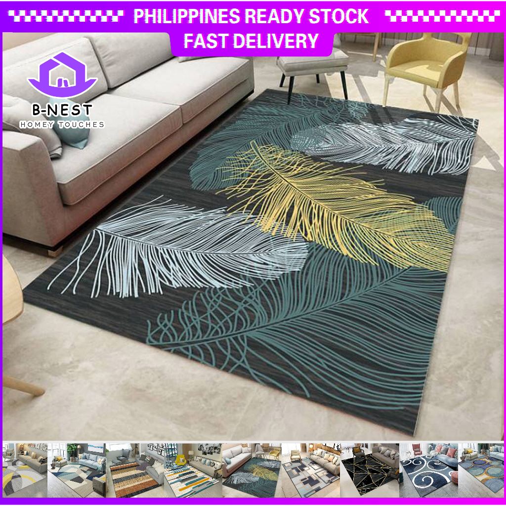 (Roll Up) B-NEST 80X120cm 3D Crystal Velvet Carpet Kitchen Carpet Mat ...