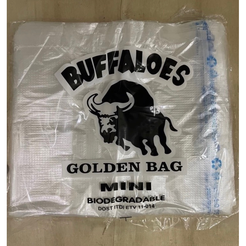 1 Bundle Mini Buffaloes Quality Plastic Sando Bag (Biodegradable ...