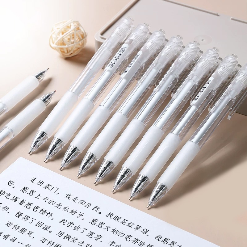 Deli SA130 Ballpen 0.35mm Press Gel Pen Quick-Drying Black Writing Pen ...