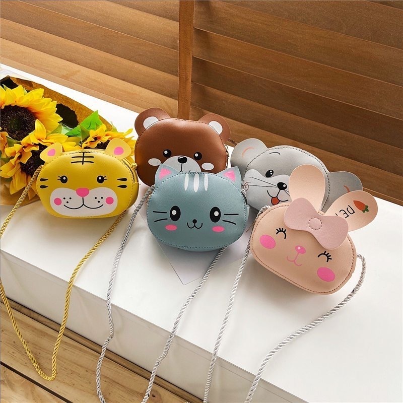 Lovely kids Bag Cute Cartoon Kids Shoulder Small Coin Purses Handbag ...