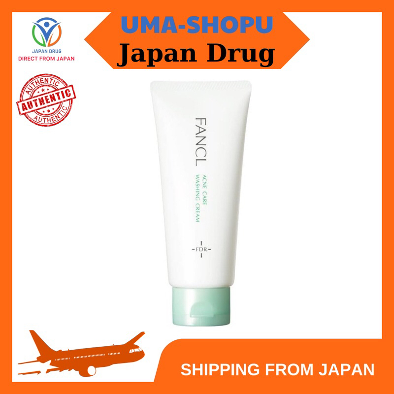 FANCL (New) Acne Care Face Wash Cream 1 Bottle 90g (Approx. 60 Uses ...