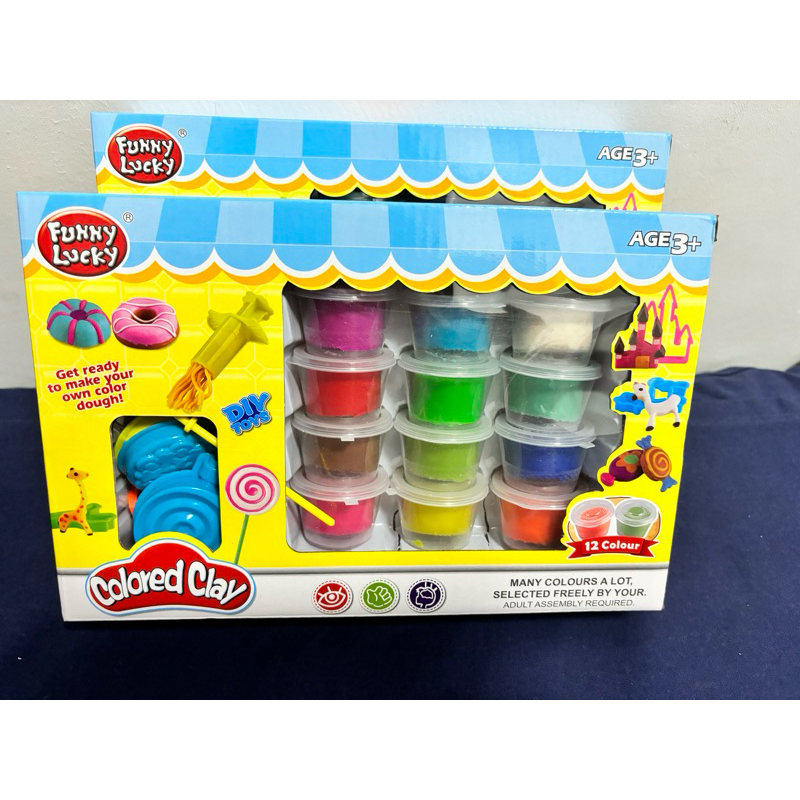 Colored Clay 12 colors | Shopee Philippines