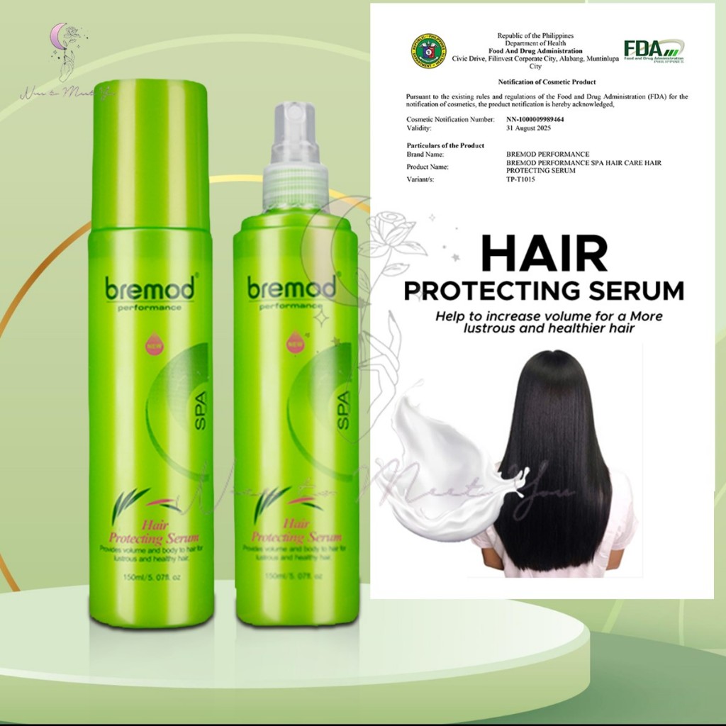 Bremod Performance Hair Protecting Serum 150ml Best For Colored ...