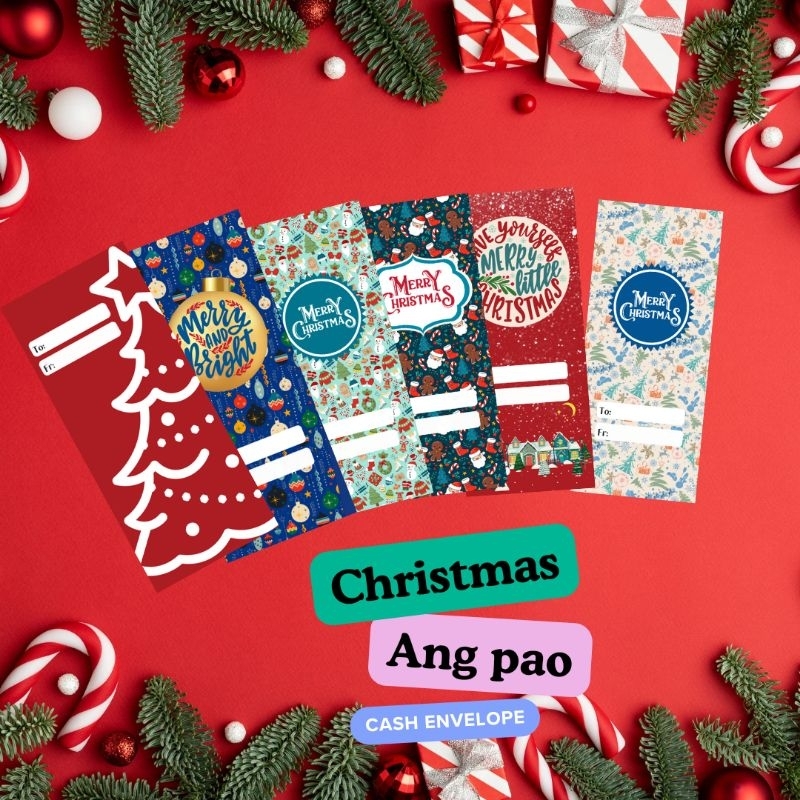 christmas CHEKE TSEKE CHEQUE envelope ampao angpao 200gsm KAPAL VERY ...