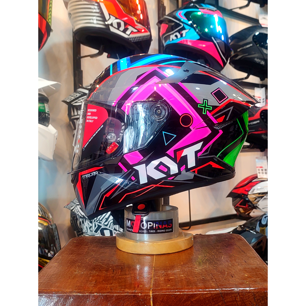 KYT TT-Course Ratthapark Play Fullface Helmet Single Visor and Iridium ...