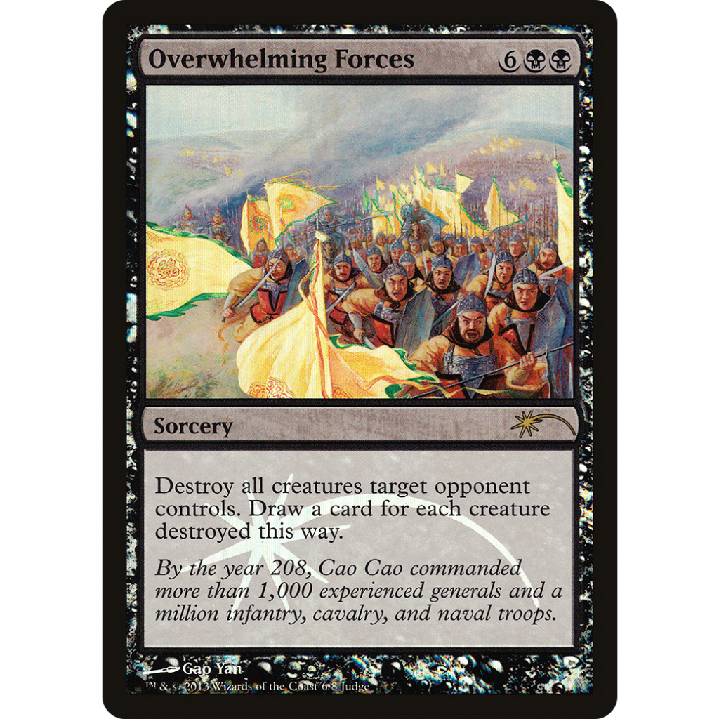 Overwhelming Forces j13-6 MTG Top Ratings Proxy (sticker is already on ...