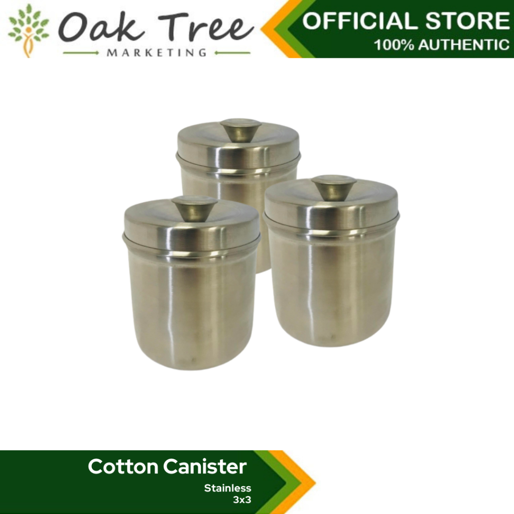 COT-TON Canister Stainless 3x3 Olten | Shopee Philippines