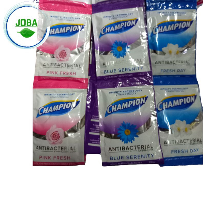 CHAMPION FABRIC CONDITIONER 28ML 6PCS | Shopee Philippines