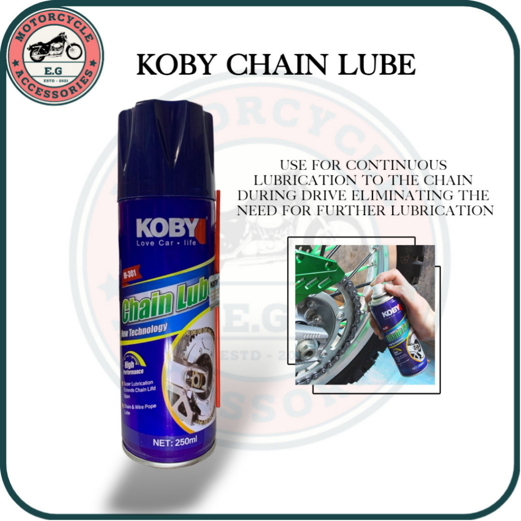 E.G Motorcycle Body Parts Koby Chain Lube Standard High Performance ...