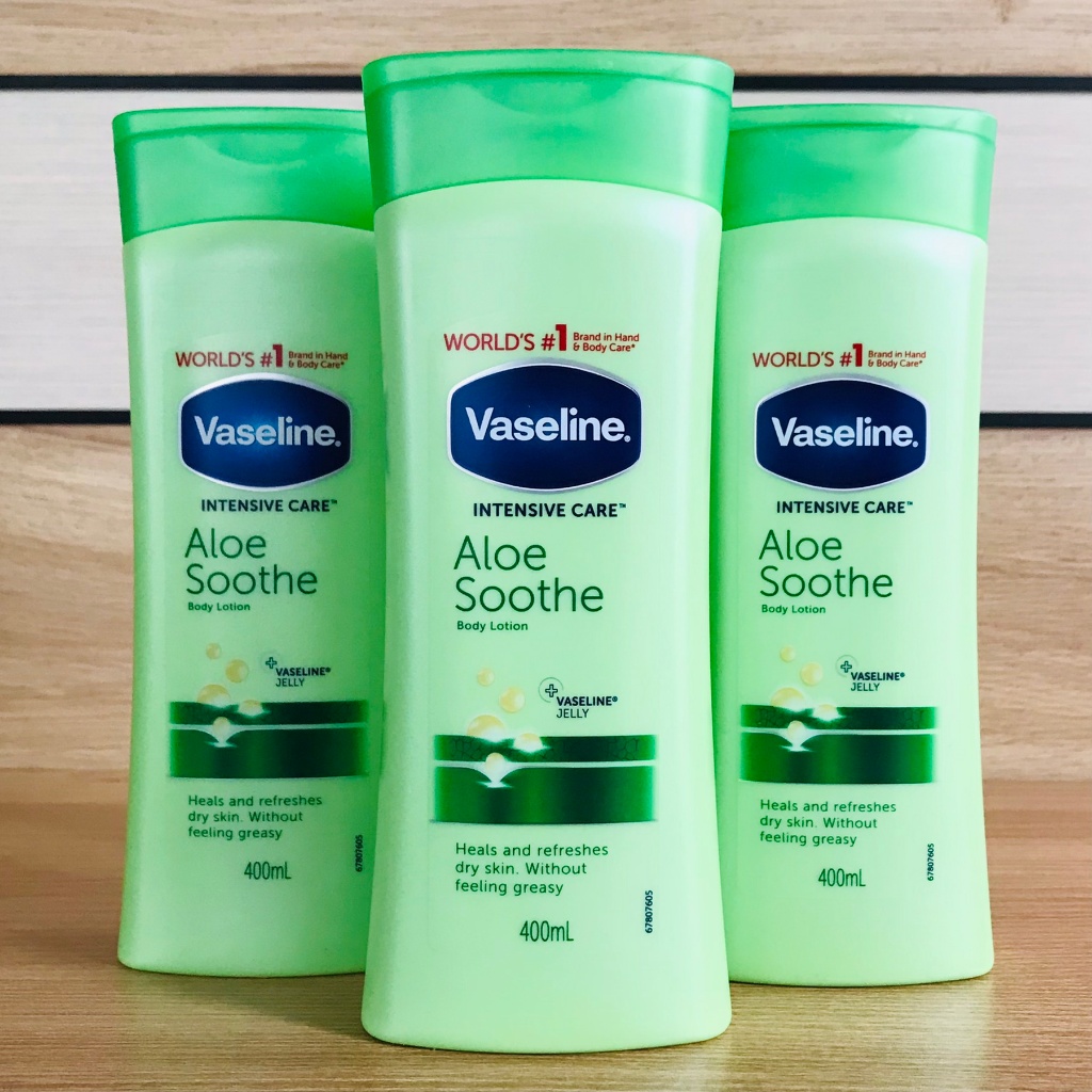 Vaseline Intensive Care Lotion 400 Ml Aloe Soothe And Advanced Repair