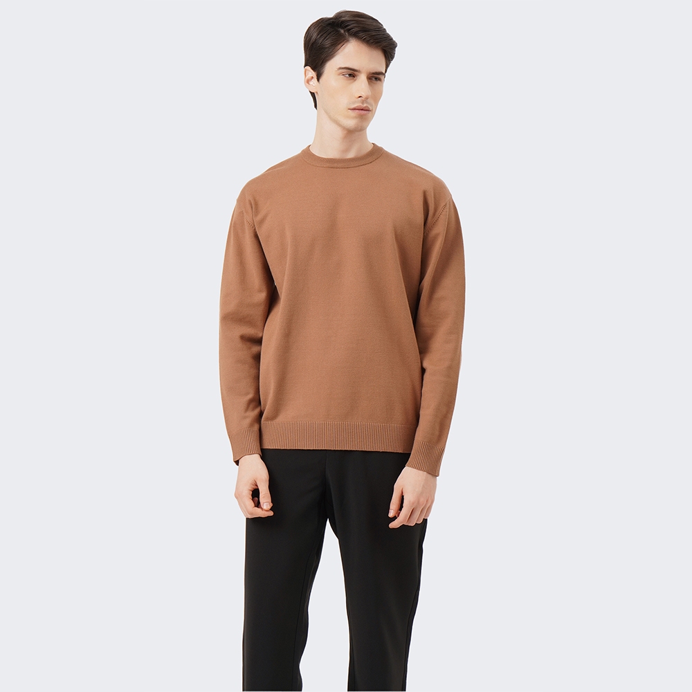 BOCU Men's Round Neck Sweater Pullover | Shopee Philippines