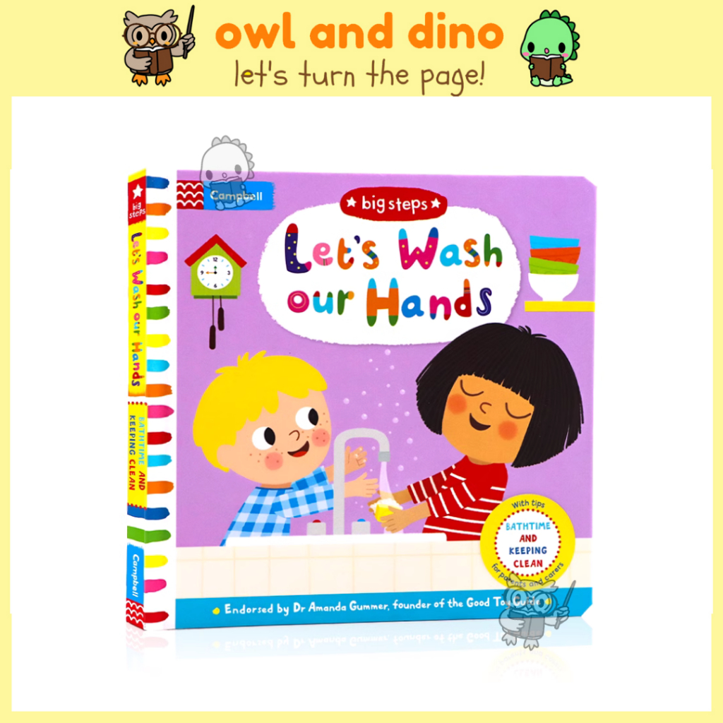 Let's Wash Our Hands (Campbell Big Steps Interactive Board Book ...
