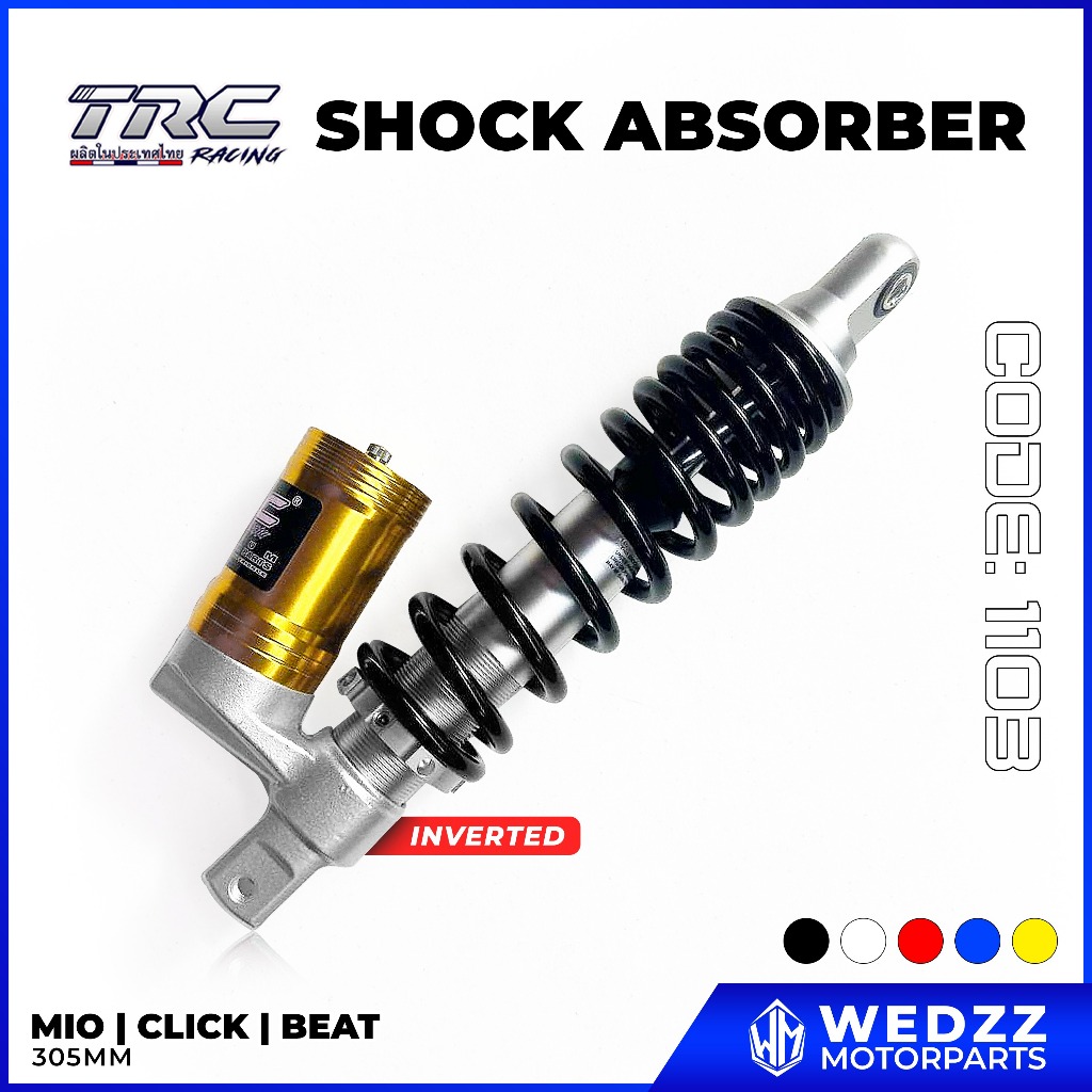 TRC REAR SHOCK ABSORBER 1103 - 305MM (MIO/CLICK/BEAT) | Shopee Philippines