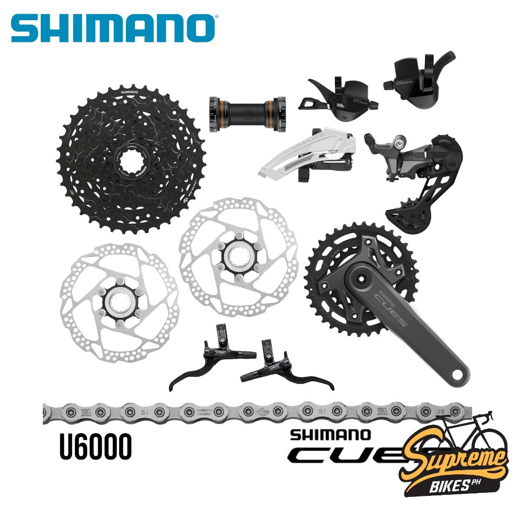 Shimano Cues U6000 2x10 10-Speed Groupset | Shopee Philippines