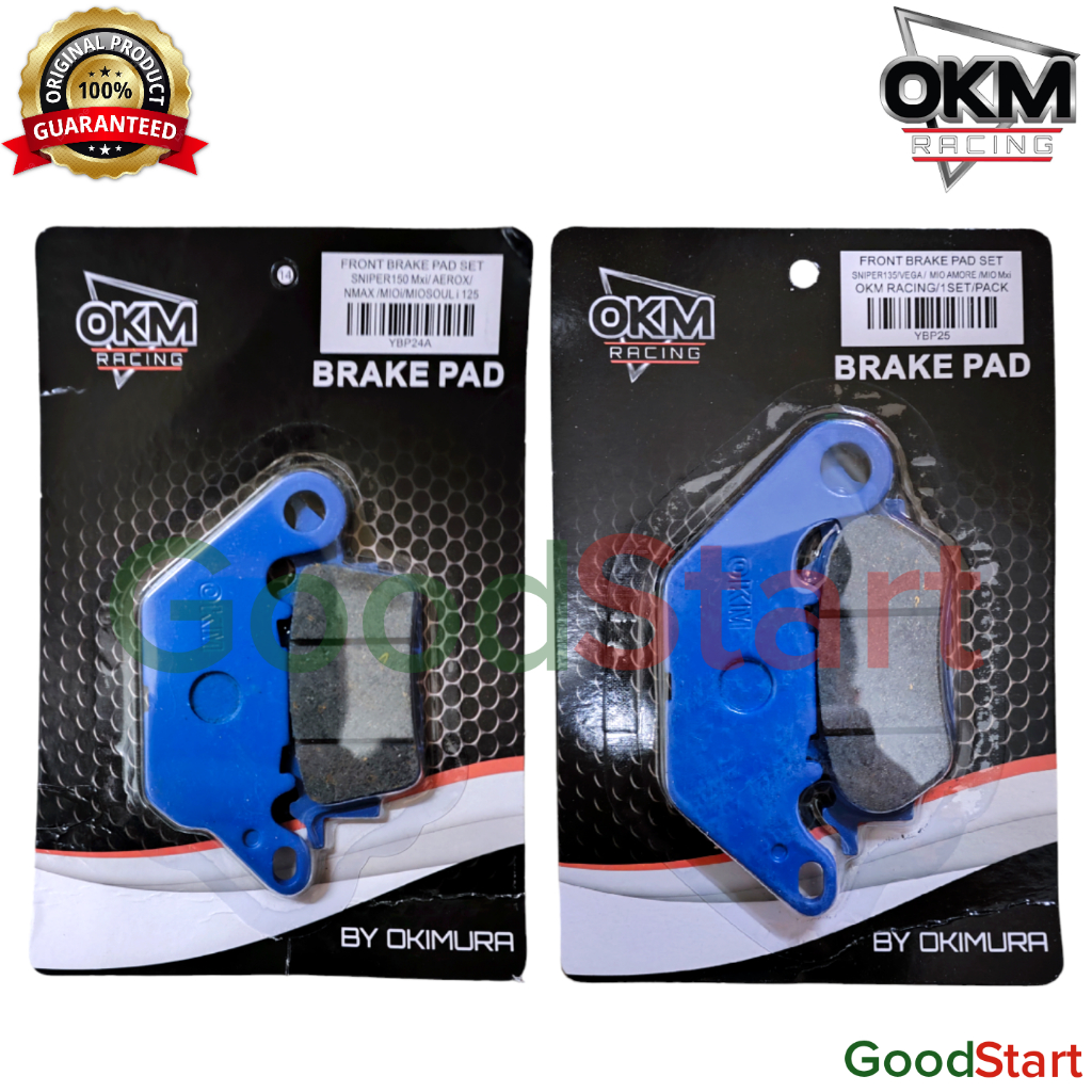 YAMAHA NMAX V1 V2 BRAKE PADS OKM | Shopee Philippines