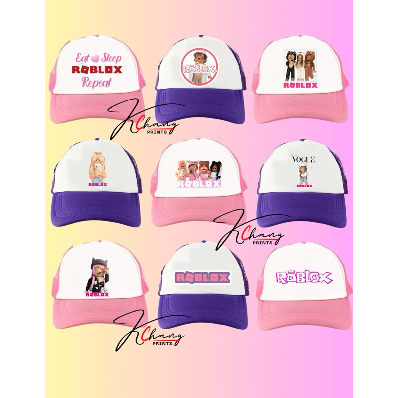 Roblox Cap Roblox girls kids cap best selling | Shopee Philippines