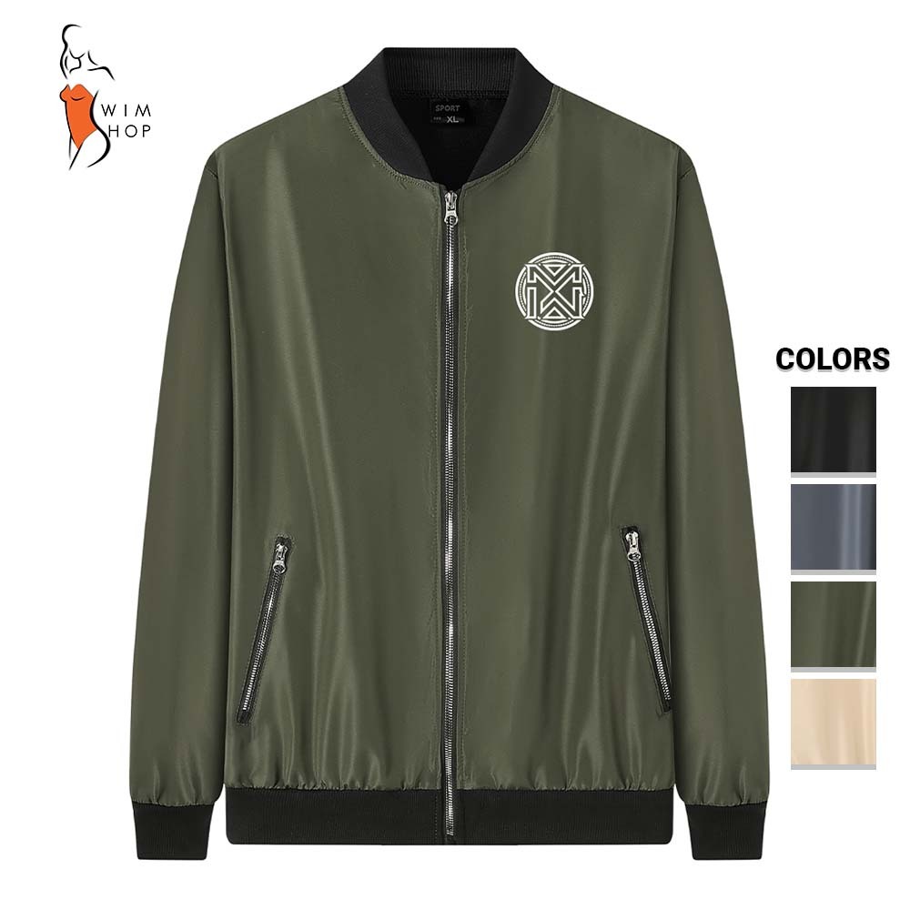 SS Bomber Jacket for Men and Women With Zipper and Pockets | Shopee ...