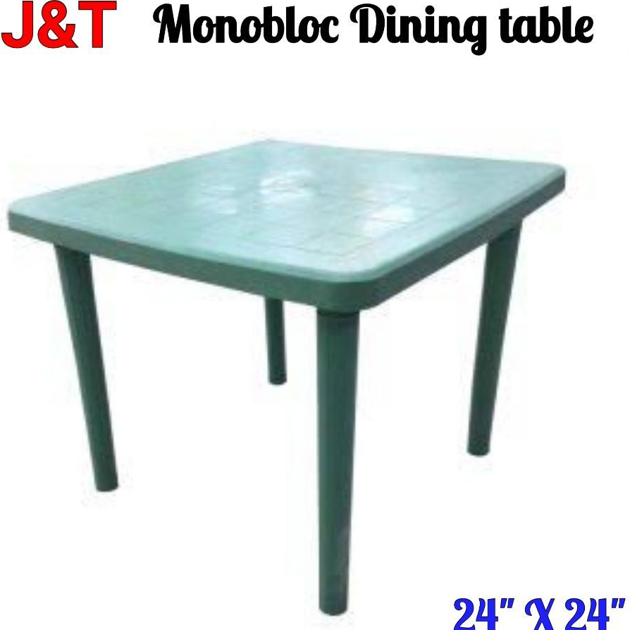 J&T Heavy Duty Monobloc Table Indoor/Outdoor Table RECTANGULAR & SQUARE ...