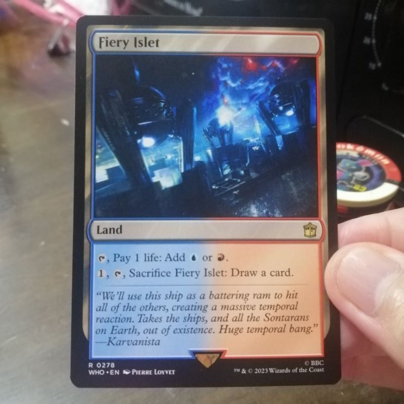 1 Fiery islet WHO MTG card magic the gathering CCG | Shopee Philippines