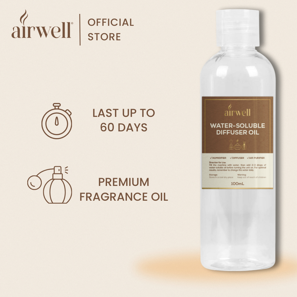 Airwell Water Soluble Oil Fragrance for Humidifier Diffuser | Shopee ...