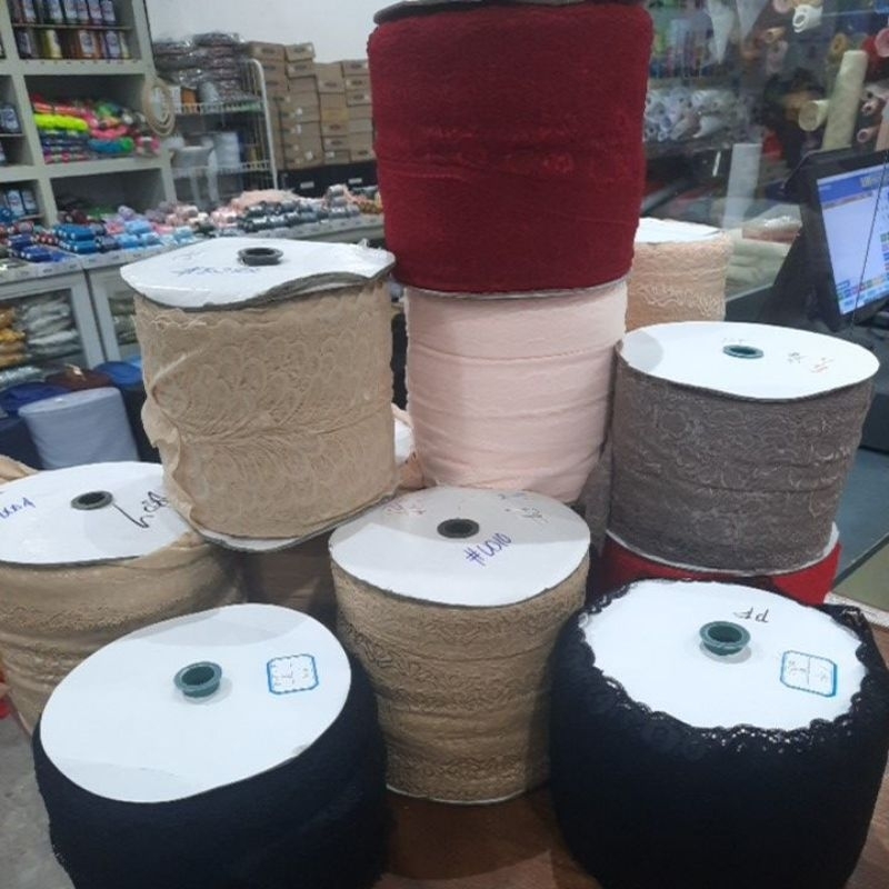 Colored Nylon Lace Trimmings (Per Yard) | Shopee Philippines