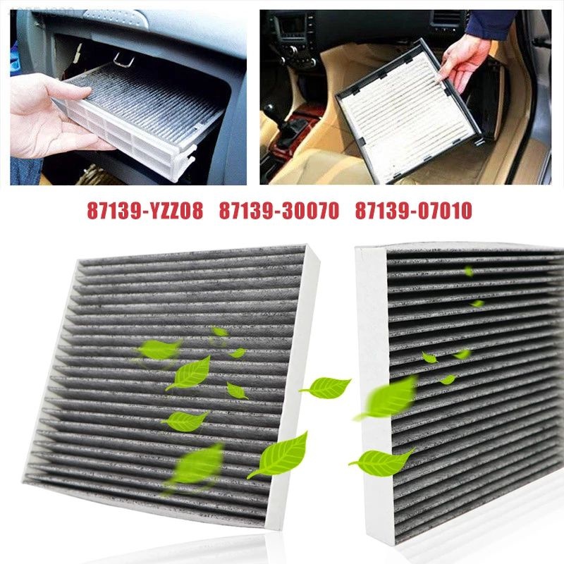 Toyota Cabin Filter (87139-0K060) Innova Fortuner Hilux Hiace Charcoal ...