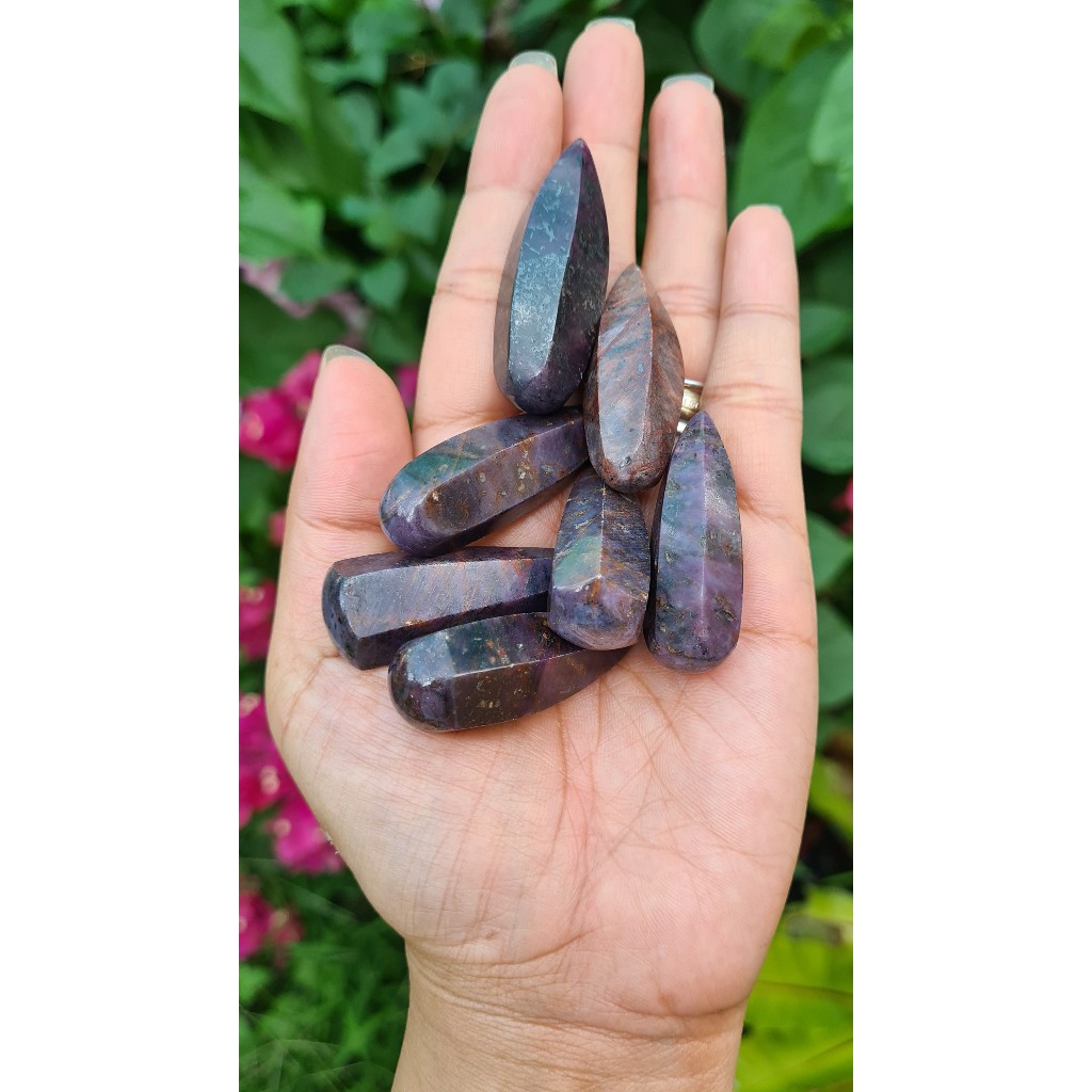 rare Star Ruby Crystal - polished Ruby Healing Crystal - dog tooth Ruby ...