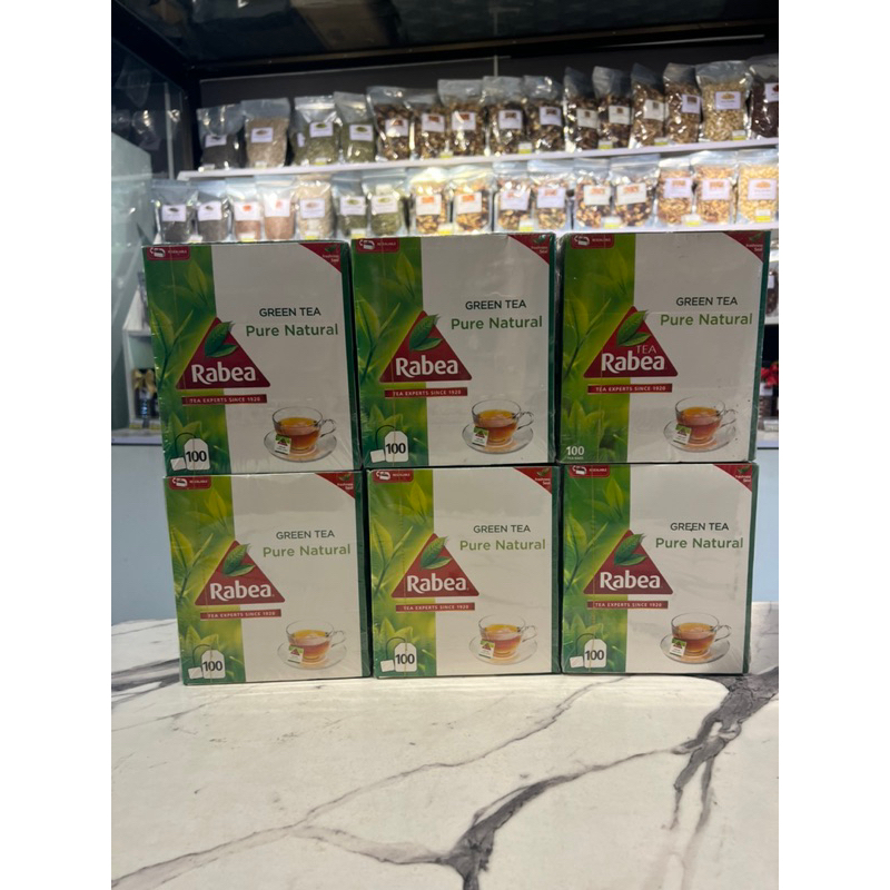 Rabea Green Tea (100 tea bags) imported from Saudi Arabia | Shopee ...
