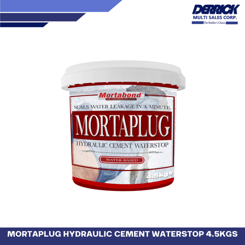 Mortabond Mortaplug Hydraulic Cement Water Plug, Quick Set, Non ...