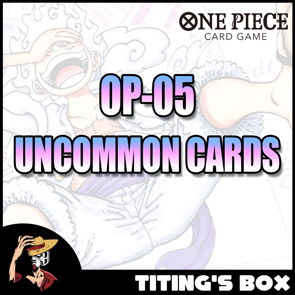 [JP] One Piece Card Game OP05 [UC] Uncommon Cards - OP-05 Awakening of the New Era | Shopee ...