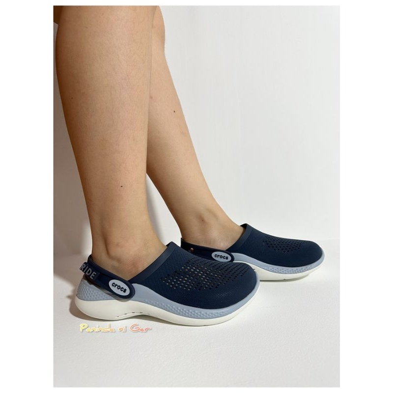 Crocs Literide 360 Clog - Navy Blue Grey | Shopee Philippines